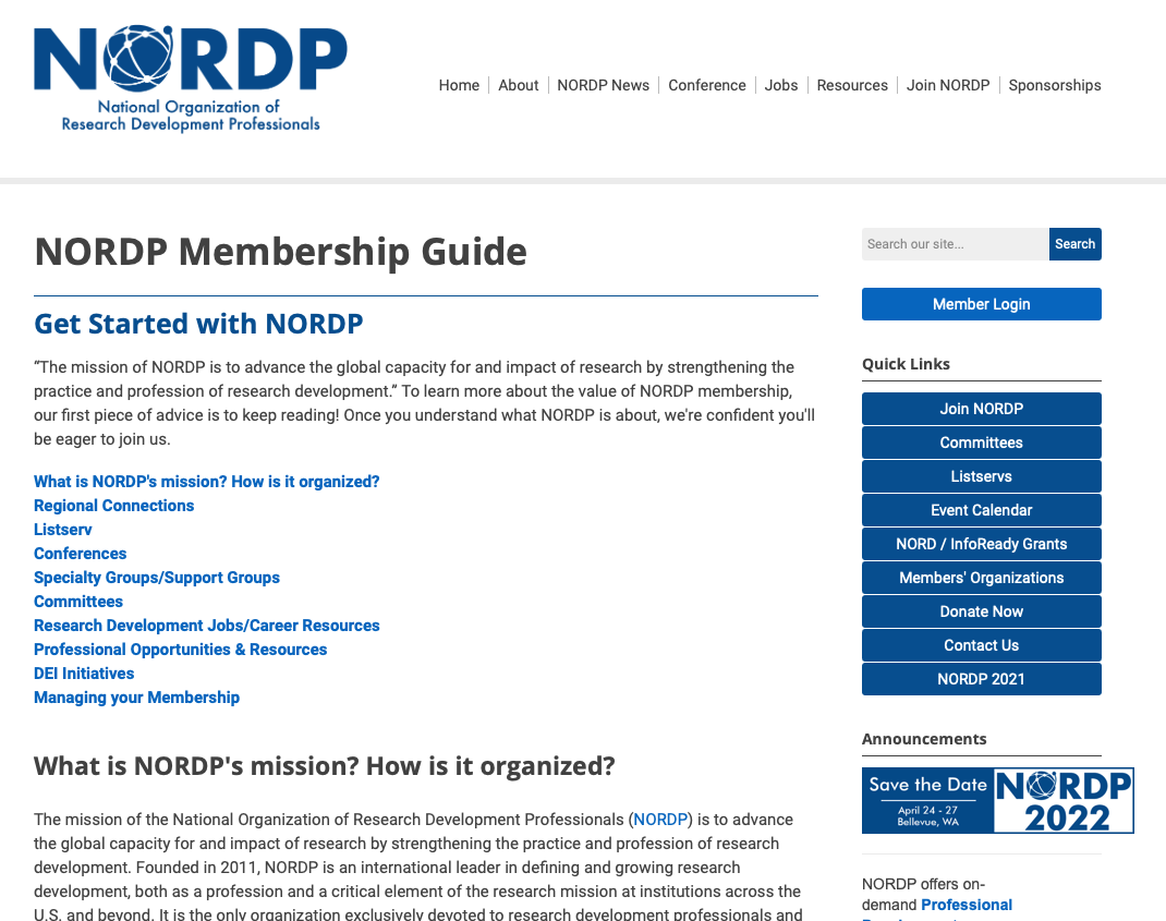 Unleash the Possibilities of Your NORDP Membership with the New ...